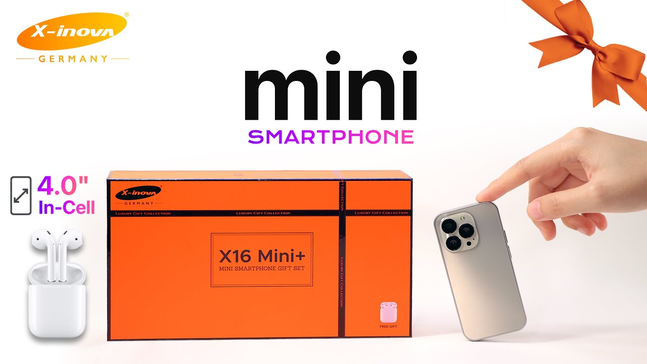 🌟X16 Mini+ | Mini Smartphone Gift Set | X-INOVA - YouTube