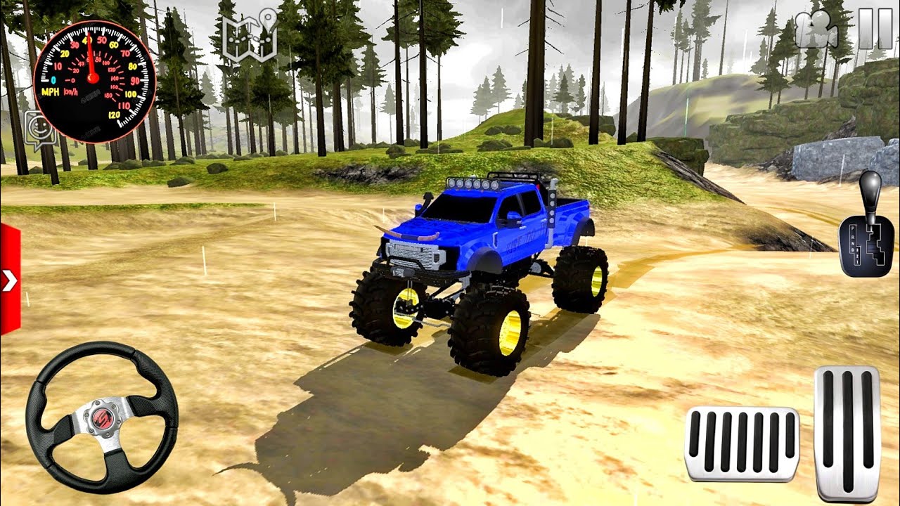 offroad outlaws Zeep car driving uphill drive cars gameplay - YouTube