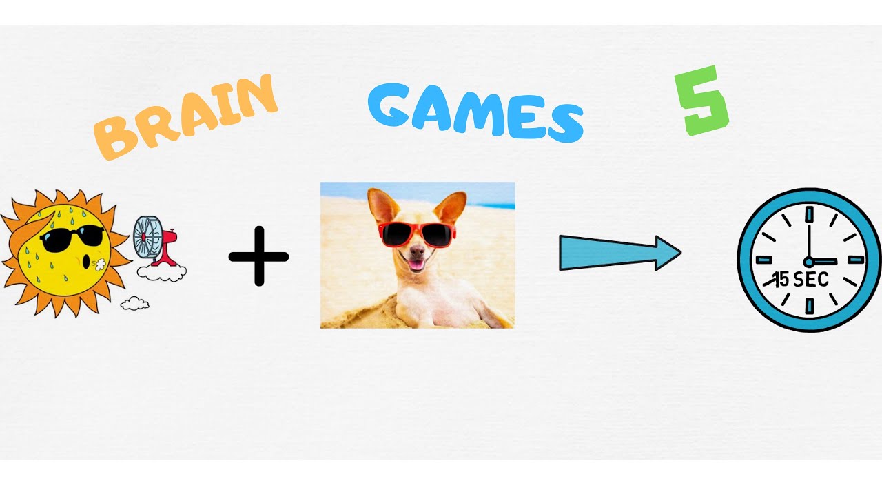 # 5. Brain games. Guess the word by pictures. Train your brain ...