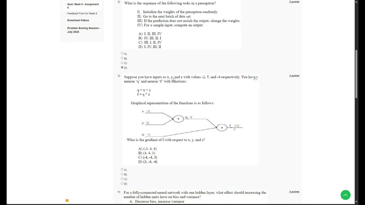 Introduction To Machine Learning - IITKGP Week 6 Assignment Solution August 2024 NPTEL - YouTube