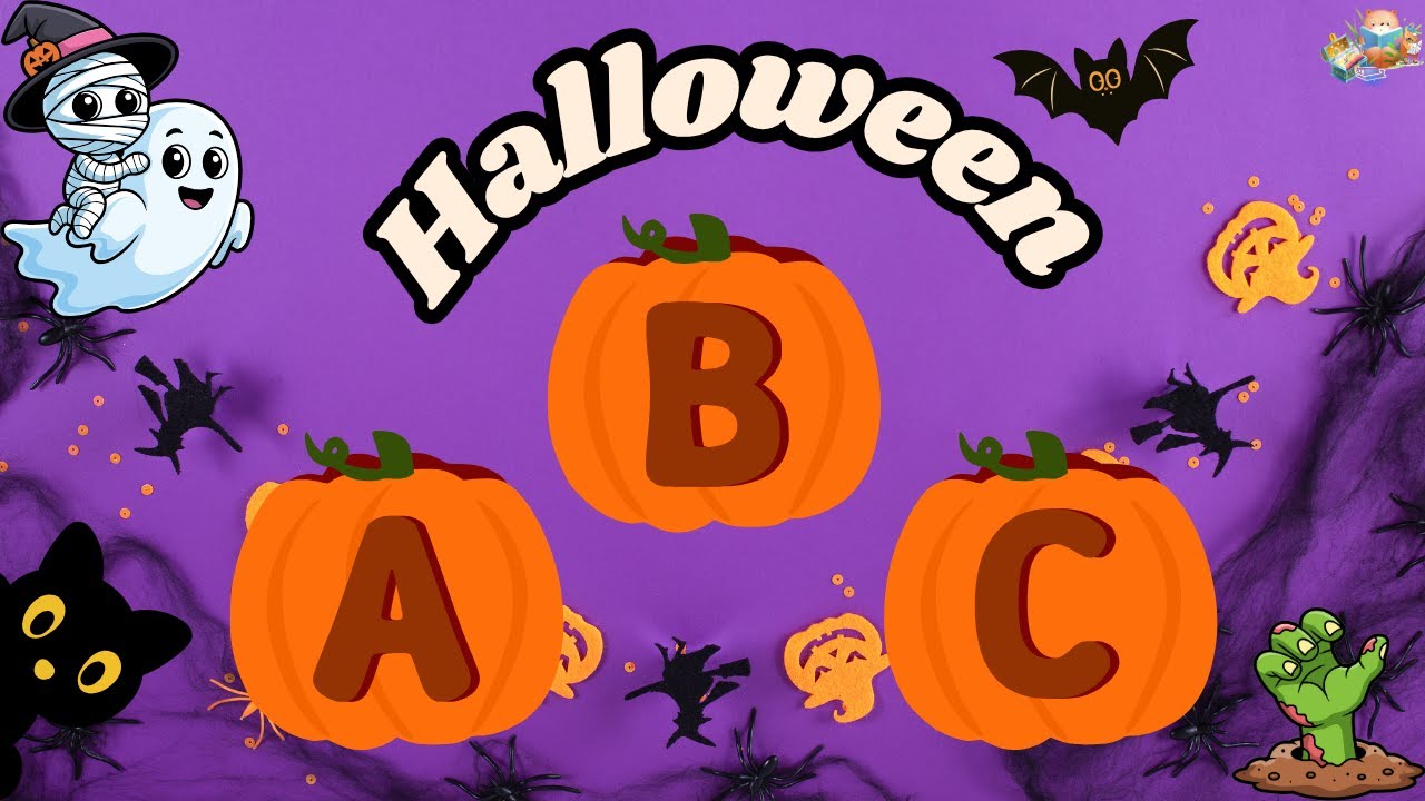 Halloween ABC Song For Kids | A to Z Halloween Alphabet Song | Fun ...