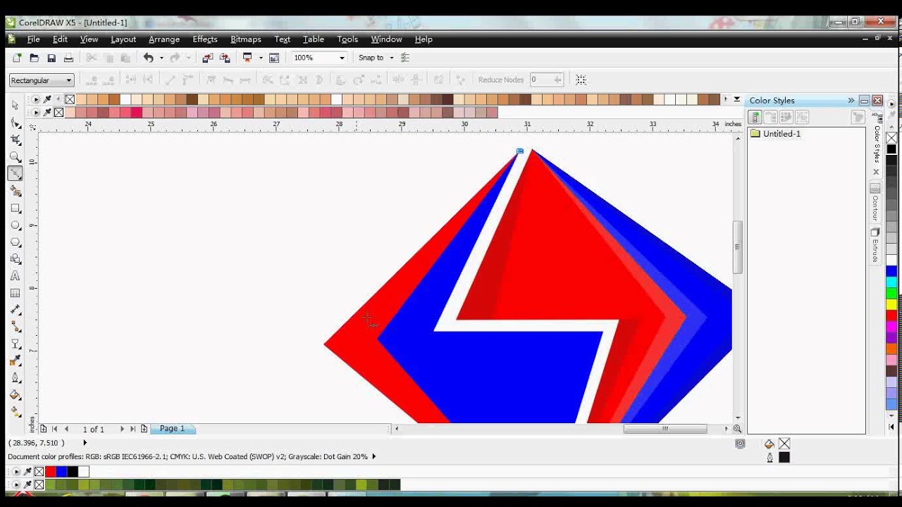 Tutorial CorelDRAW Membuat Logo - YouTube