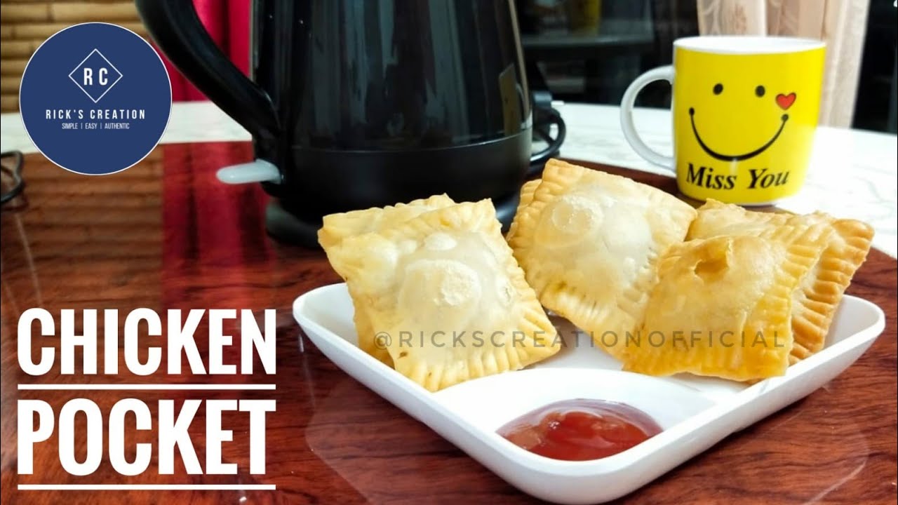 🔴 স্পাইসি চিকেন পকেট রেসিপি || Spicy Chicken Pocket Recipe || Chicken ...