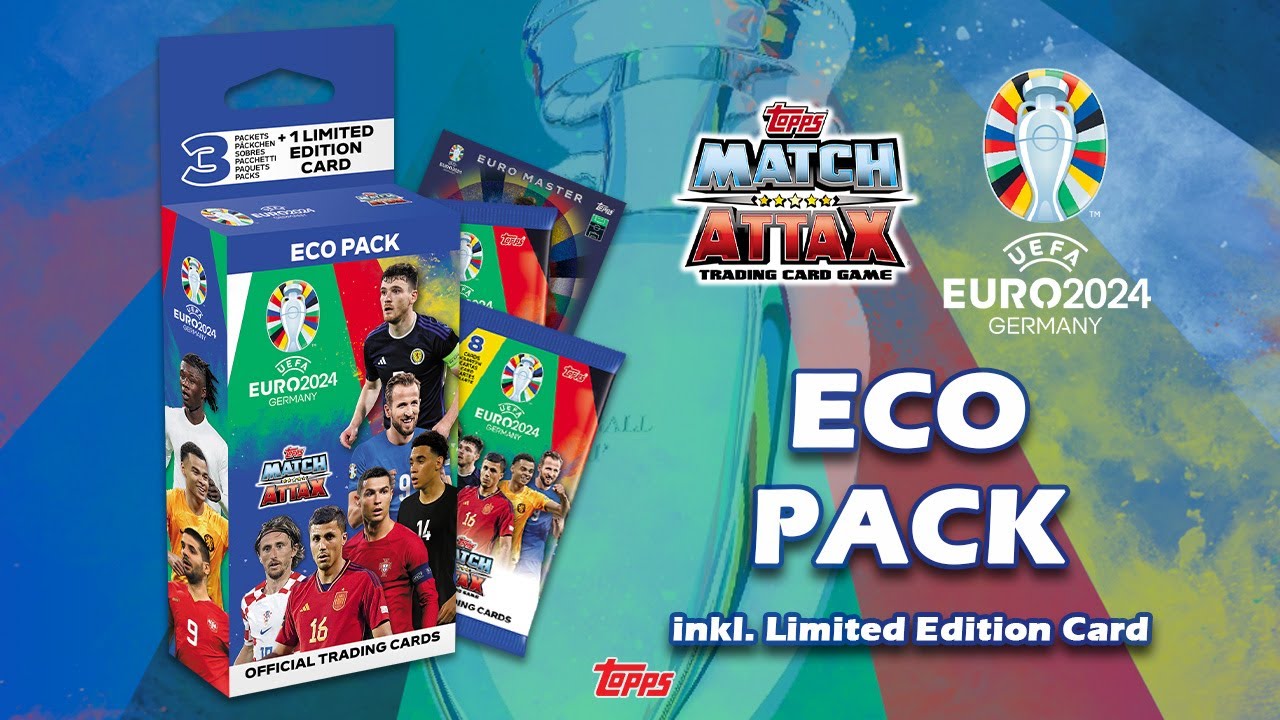 TOPPS UEFA EURO 2024 Match Attax - ECO PACK - YouTube