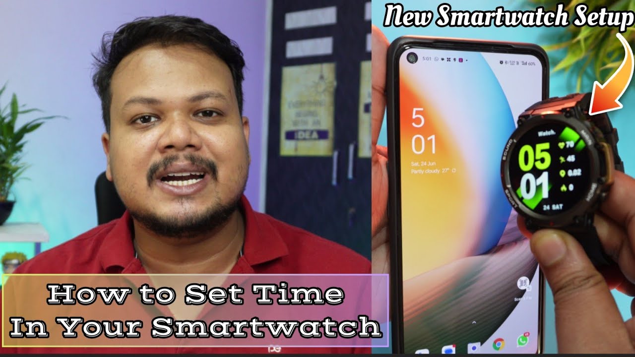 How To Set Time in Smartwatch🤔 Know the Detailed Process To Set Time in ...