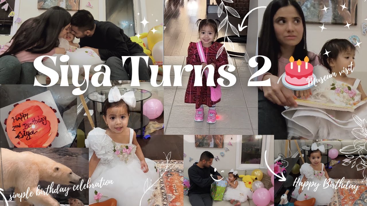 Siya Turns 2 🎂 | Toronto Museum Visit & Simple Birthday Celebration ...