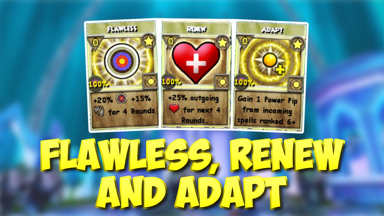 Wizard101: New Arcanum Astral Spells (Flawless, Renew & Adapt) - YouTube