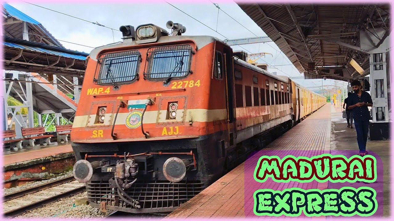 Guruvayur - Madurai Express via Kollam Punalur Sengottai arriving ...