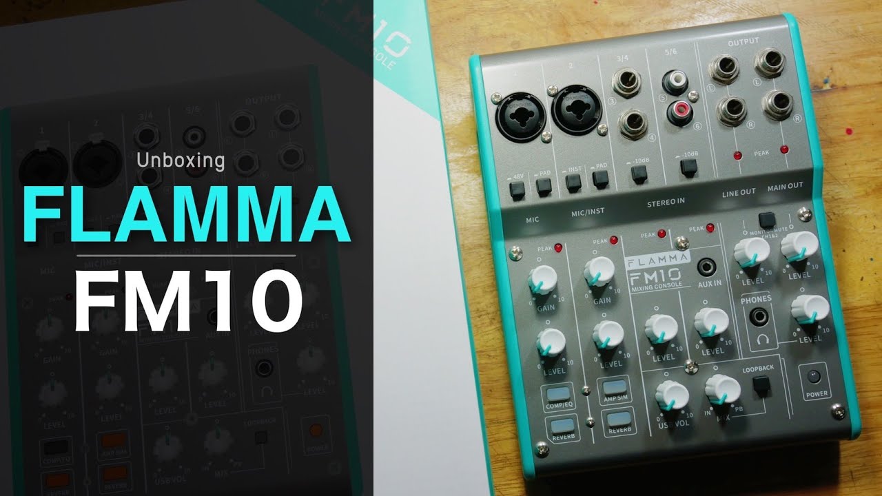 FLAMMA : FM10 | Unboxing - YouTube