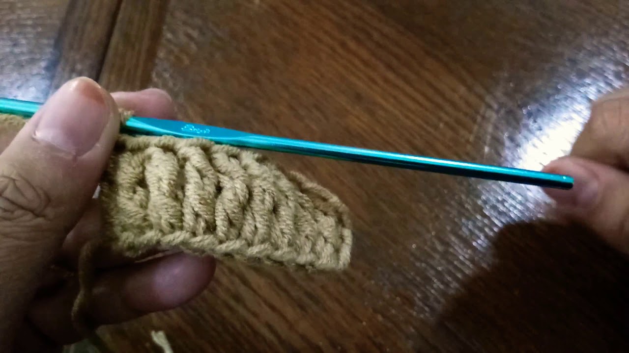 30 Basic: Tripple@Treble Crochet Part 2 - YouTube