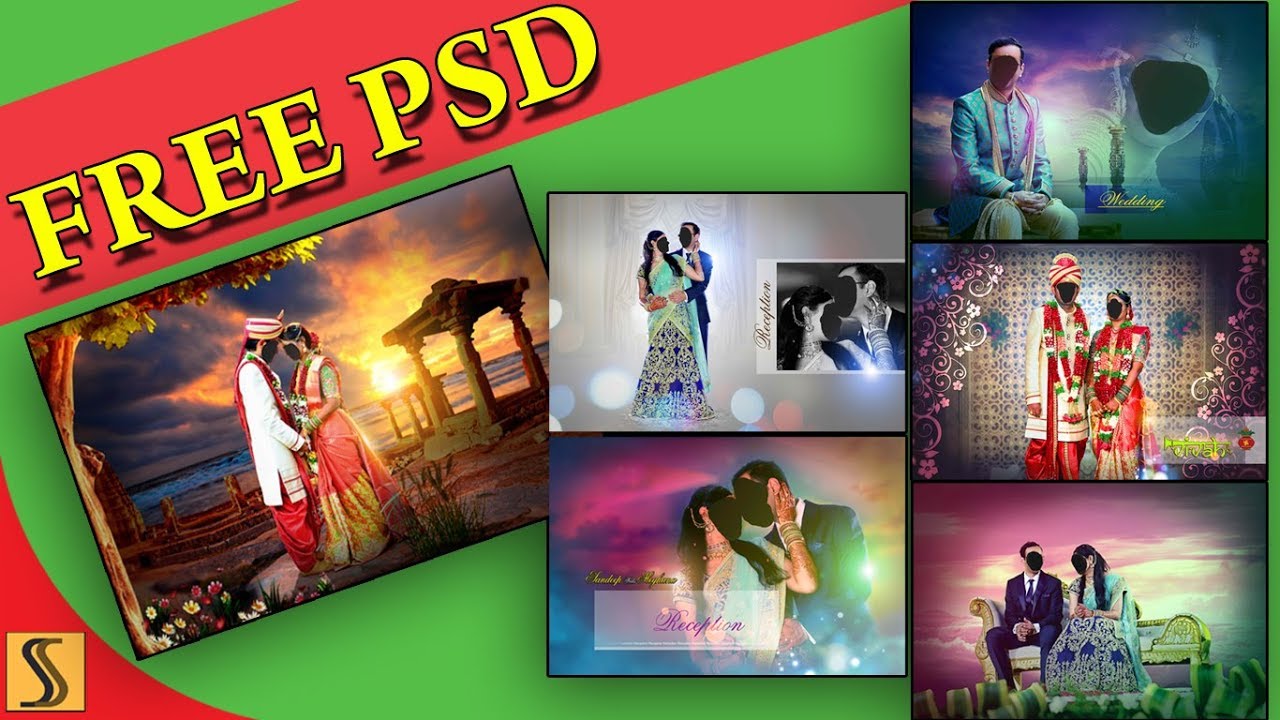 FREE PSD RECEPTION & ENGAGEMENT Design 300 DPI ALBUM 12 X 36 Templates ...
