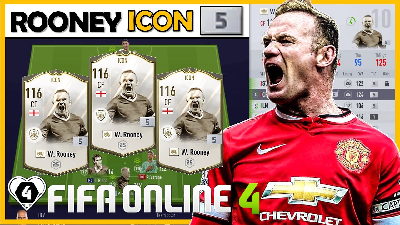 Wayne Rooney ICON +5 Ngày Đầu Tiên Xuất Hiện Tại Server FO4 VN: Siêu ...