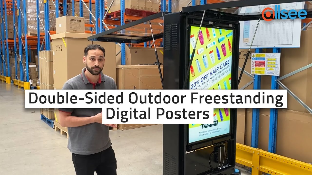 Bespoke Solutions: Double-Sided Outdoor Freestanding Digital Posters ...