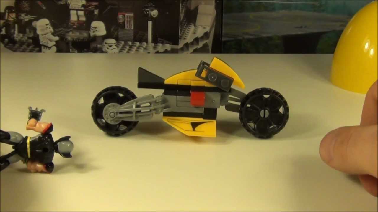 Mega Bloks Marvel Universe Egg Wolverine Bike Set 91291. - YouTube
