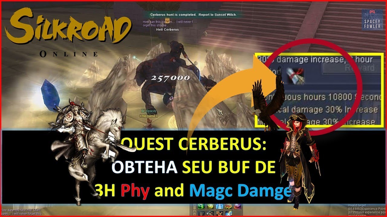 Silkroad Online: QUEST CERBERUS OBTENHA SEU BUFF DE 3H PHY AND MAGIC ...