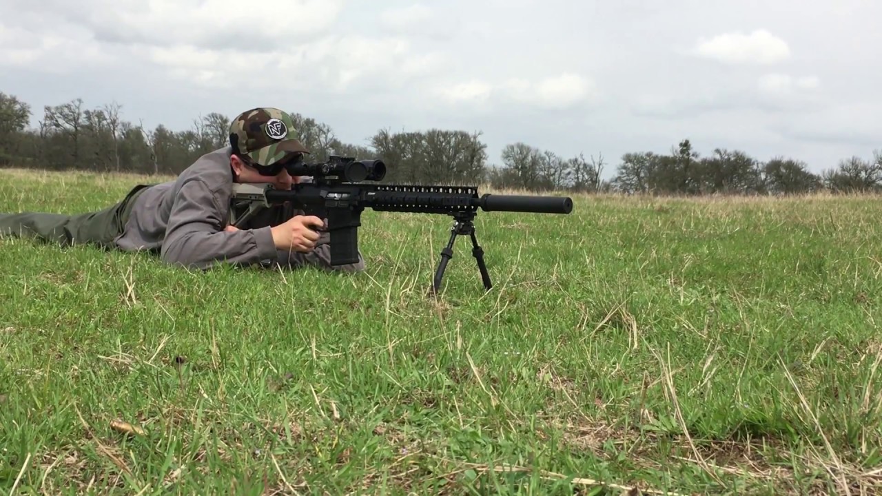 LaRue PredatOBR 7.62 16" w/Silencerco Specwar Shooting Subsonic Ammo ...