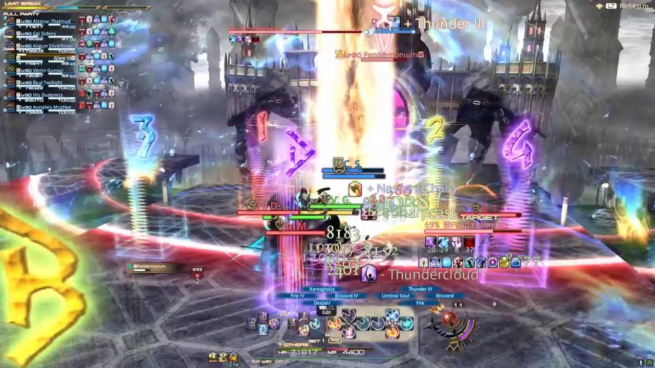 FFXIV - The Jenova Project - P10S Bonds Prog - YouTube