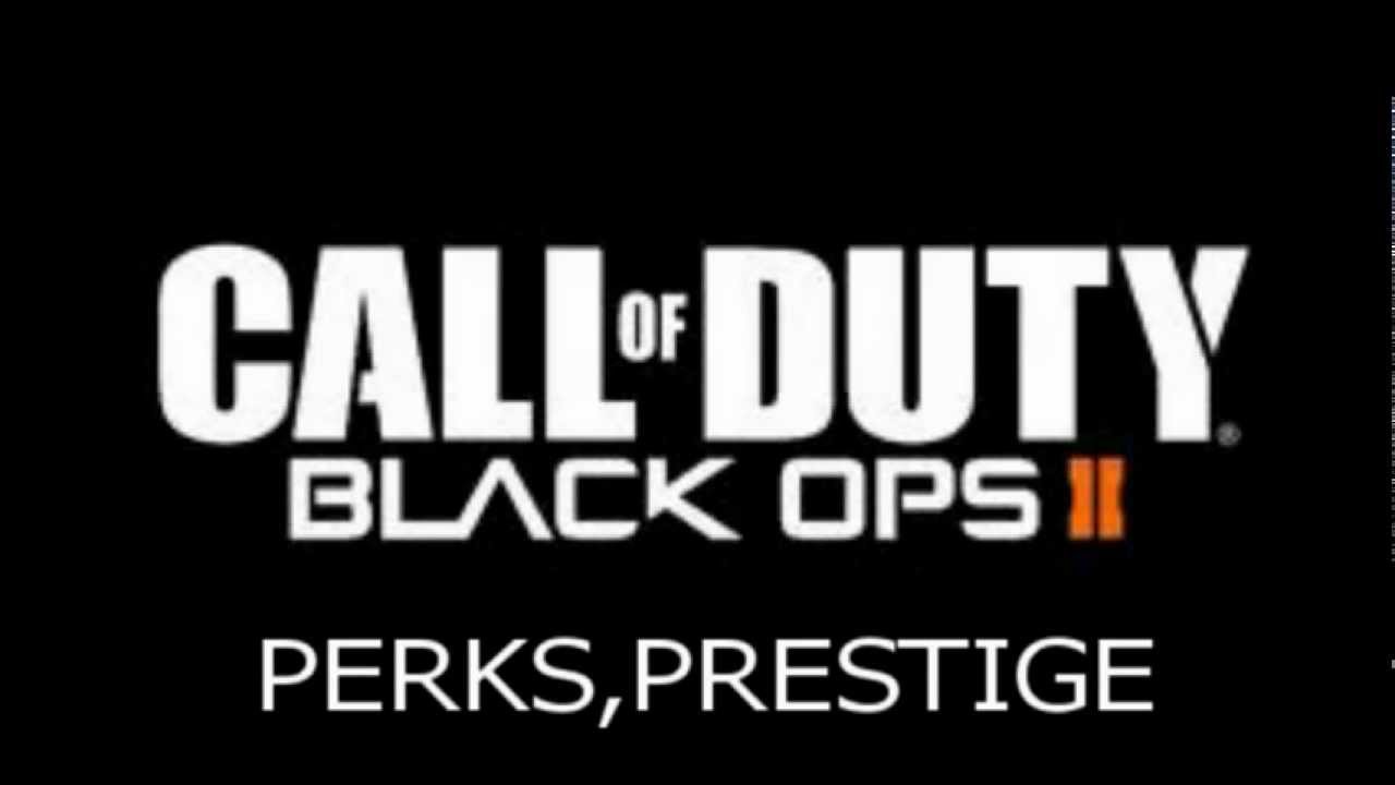 Call of duty black ops 2 perks and prestige emblems - YouTube