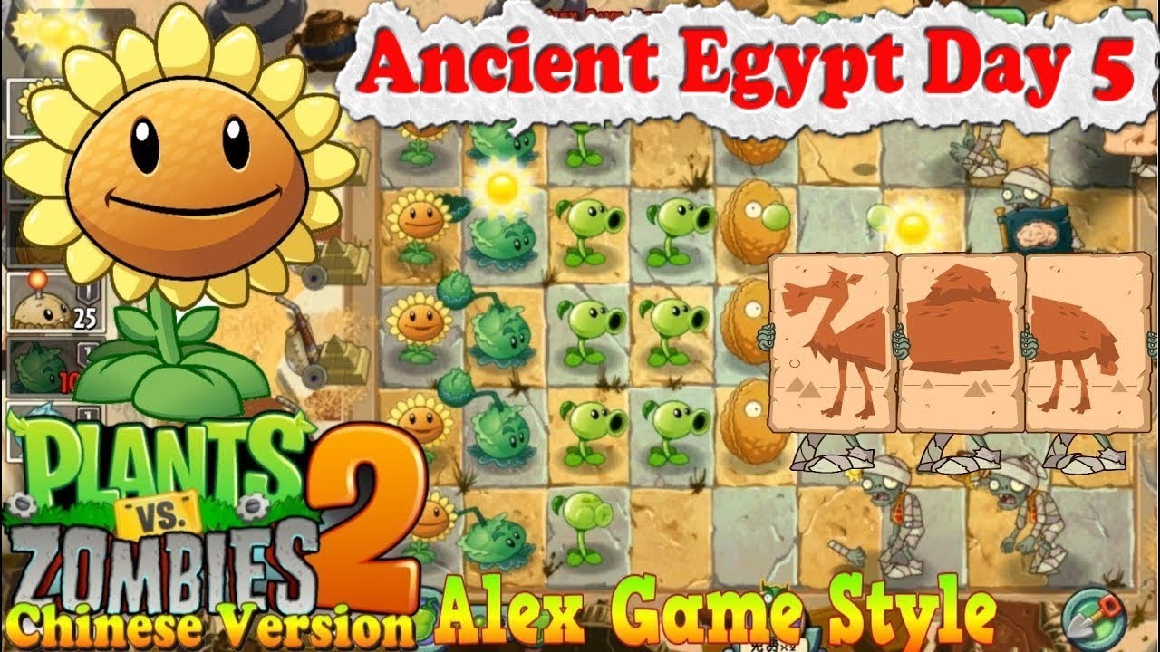 Plants vs. Zombies 2 (China) - Camel Zombies - Sunflower level Up ...