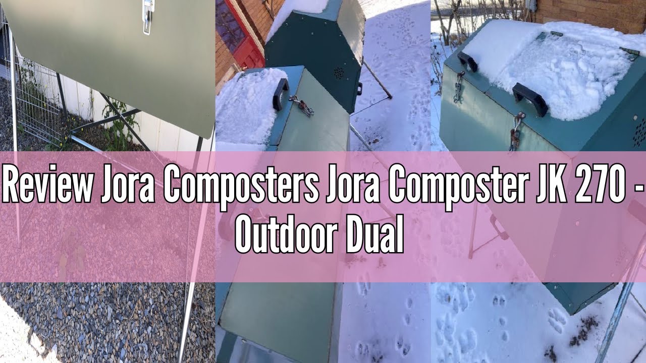 Review Jora Composters Jora Composter JK 270 - Outdoor Dual Chamber ...