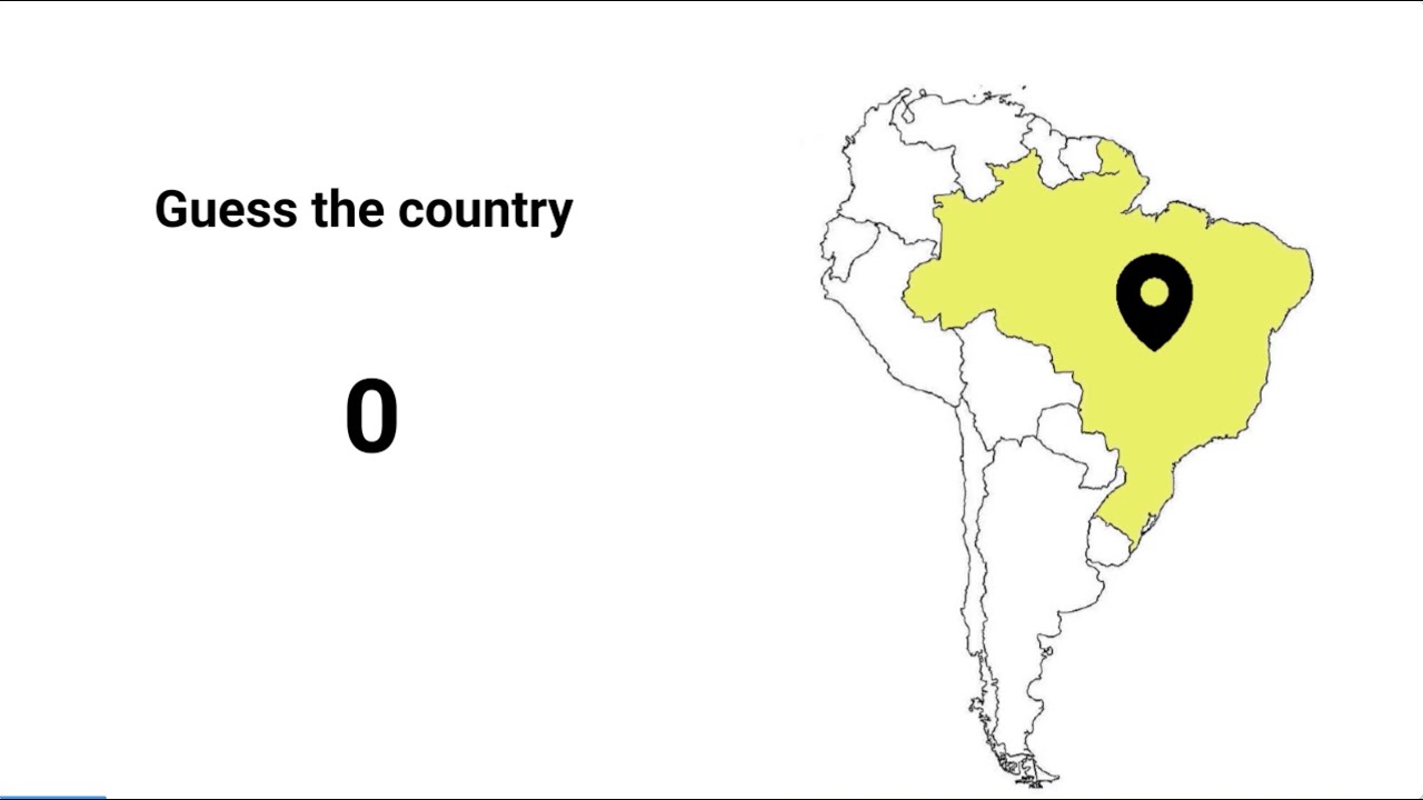 Guess the country from its map - YouTube