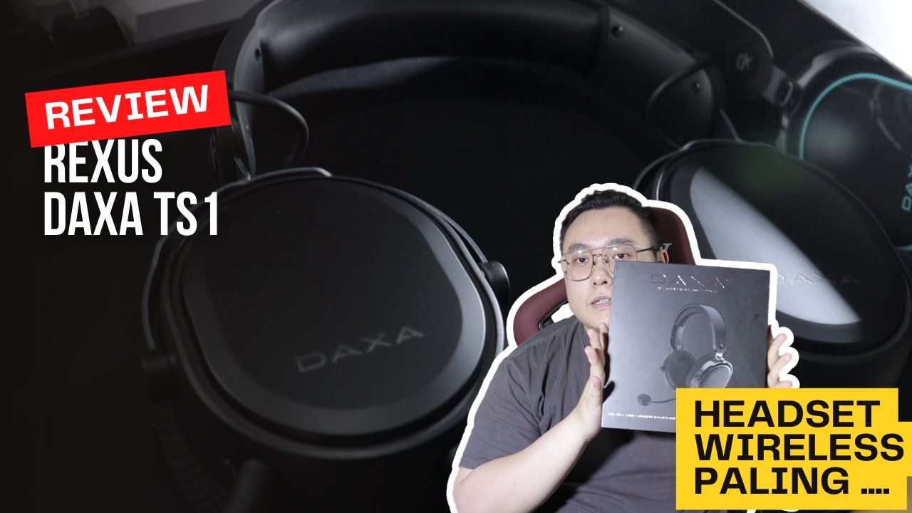 Review dan Unboxing Headset Wireless / Bluetooth Rexus Daxa TS1 True ...