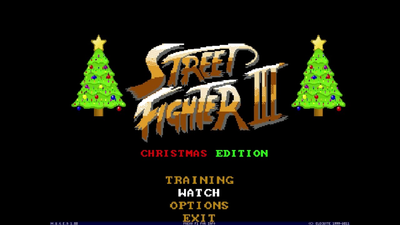 Street Fighter III NES MUGEN Screenpack - Christmas Edition - YouTube