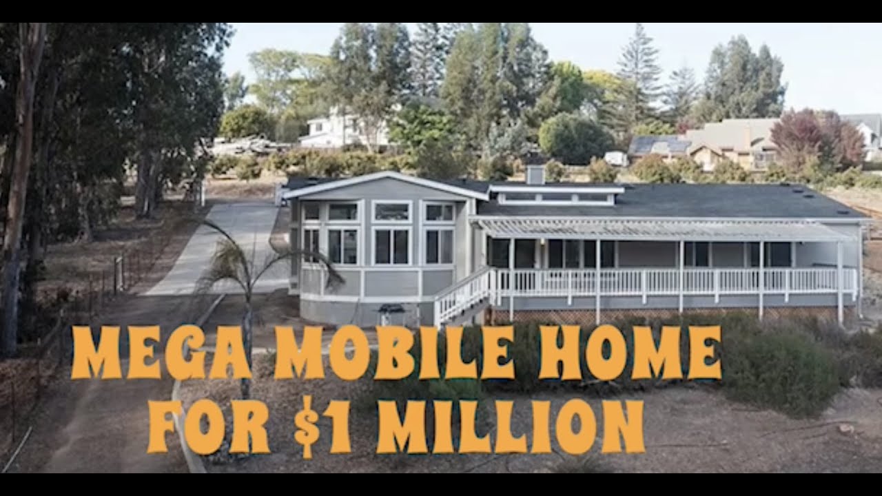 Mega mobile home in Arroyo Grande priced at nearly $1 milion - YouTube
