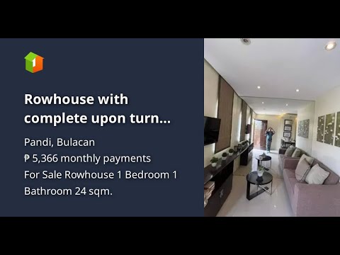 Rowhouse with complete upon turn over for only 10,000 reservation fee! - YouTube