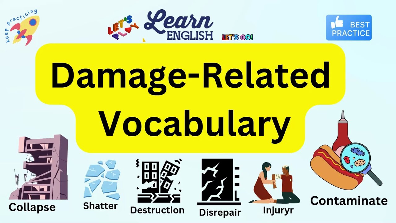 Damage related Vocabulary|English Speaking Practice #vocabulary # ...
