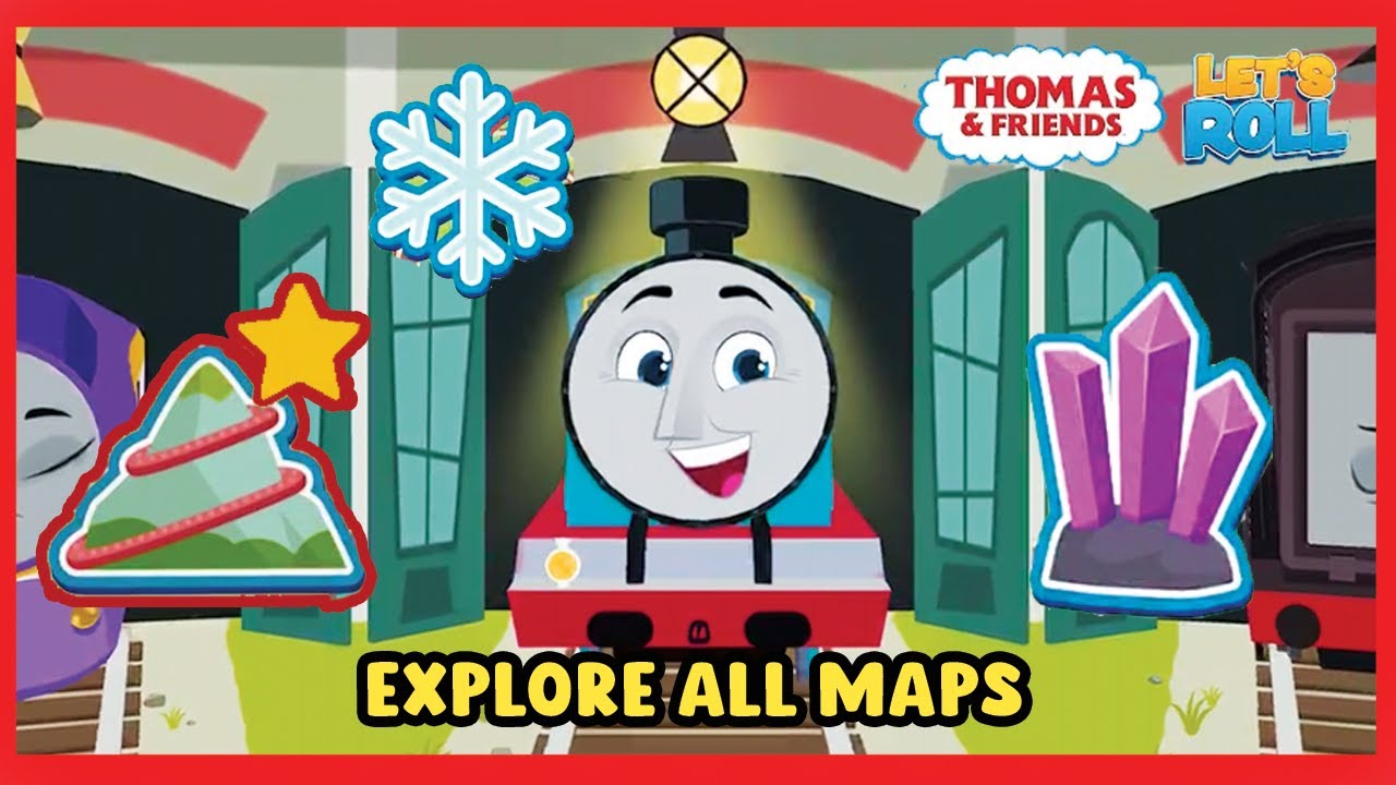 Thomas & Friends: Let's Roll - ⭐Explore All Maps with Thomas!! | Part 1 ...