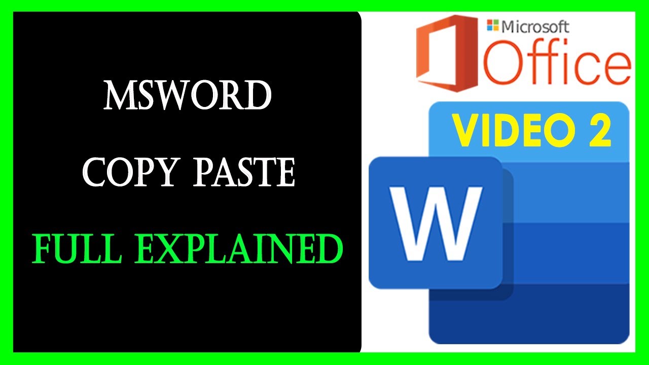 Basic Microsoft Word Lecture 2 || Ms. Office Course. - YouTube