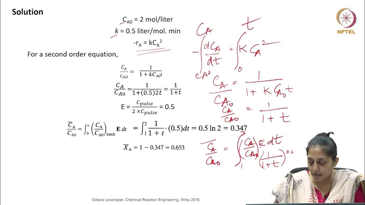 Non-ideal reactors: design and analysis - Practice Problems #swayamprabha #CH31SP - YouTube