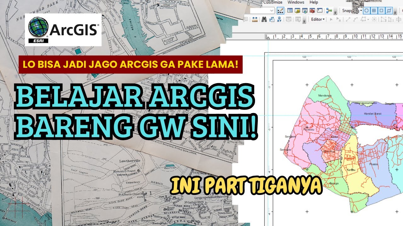 BELAJAR ARCGIS UNTUK PEMULA #PART3 || MERUBAH WARNA OBJEK PADA TAMPILAN ...