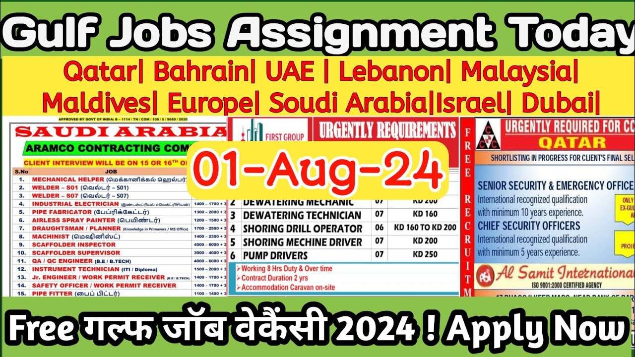 🔥Assignment Abroad Times Today E-PAPER 01-08-2024 Fresher Can Apply# ...