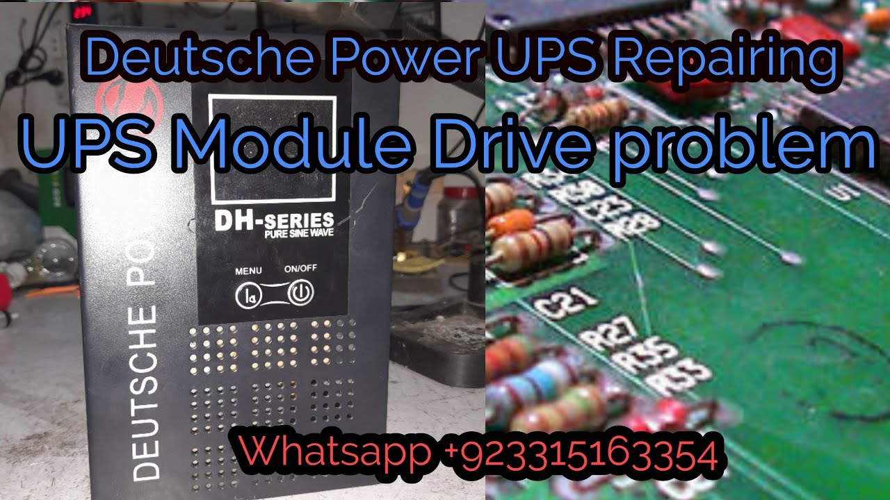 how to repair Deutsche Power Sinewave UPS - YouTube