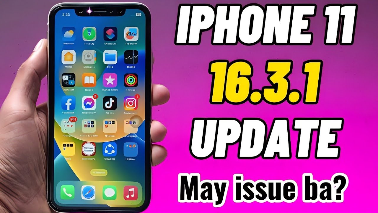 IPHONE 11 IOS 16.3.1 UPDATE | May issue ba? - YouTube