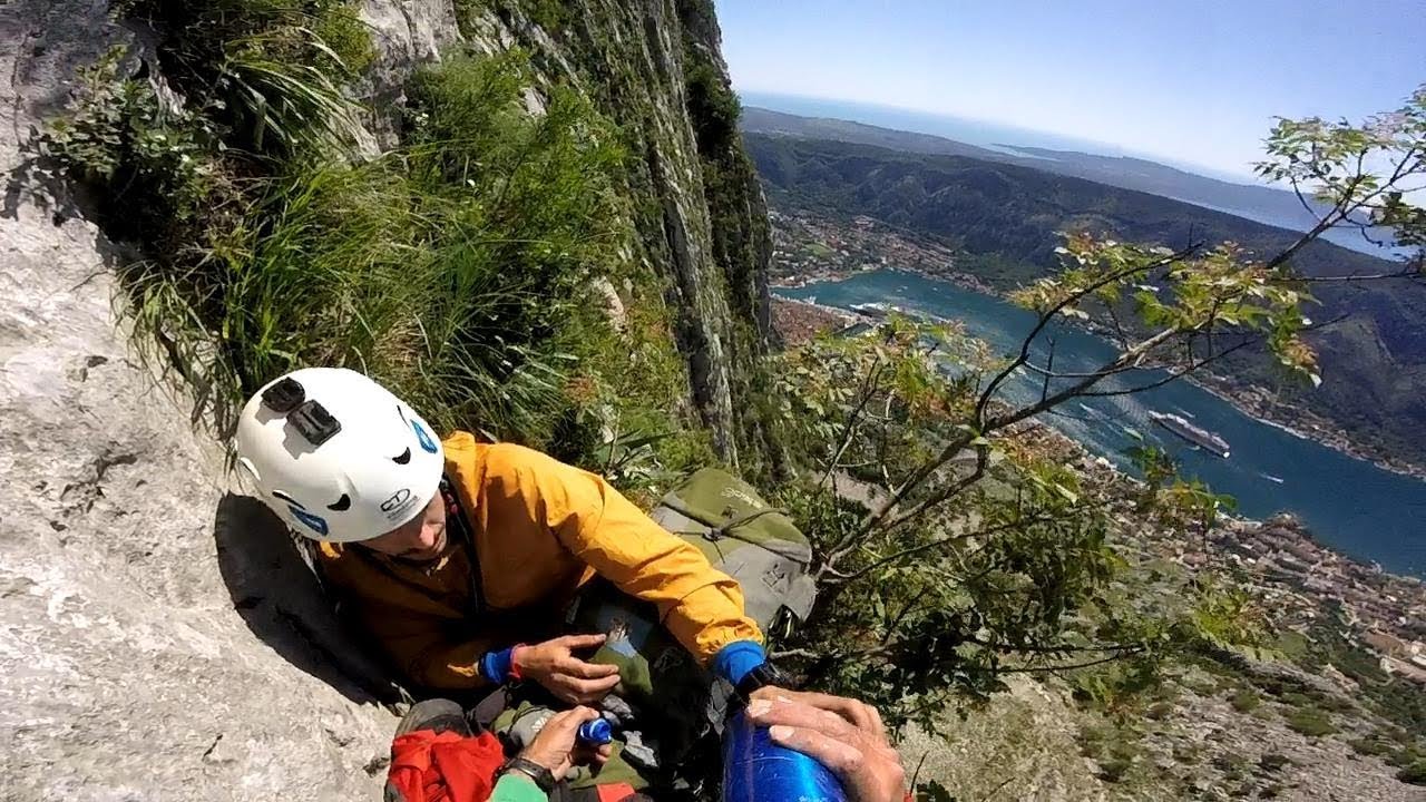 Alpinizam Pestingrad VI donja stijena AK Slobodni penjaci Cetinje - YouTube