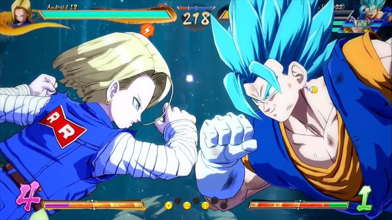 Android 18 1v3 Comeback | DBFZ - YouTube