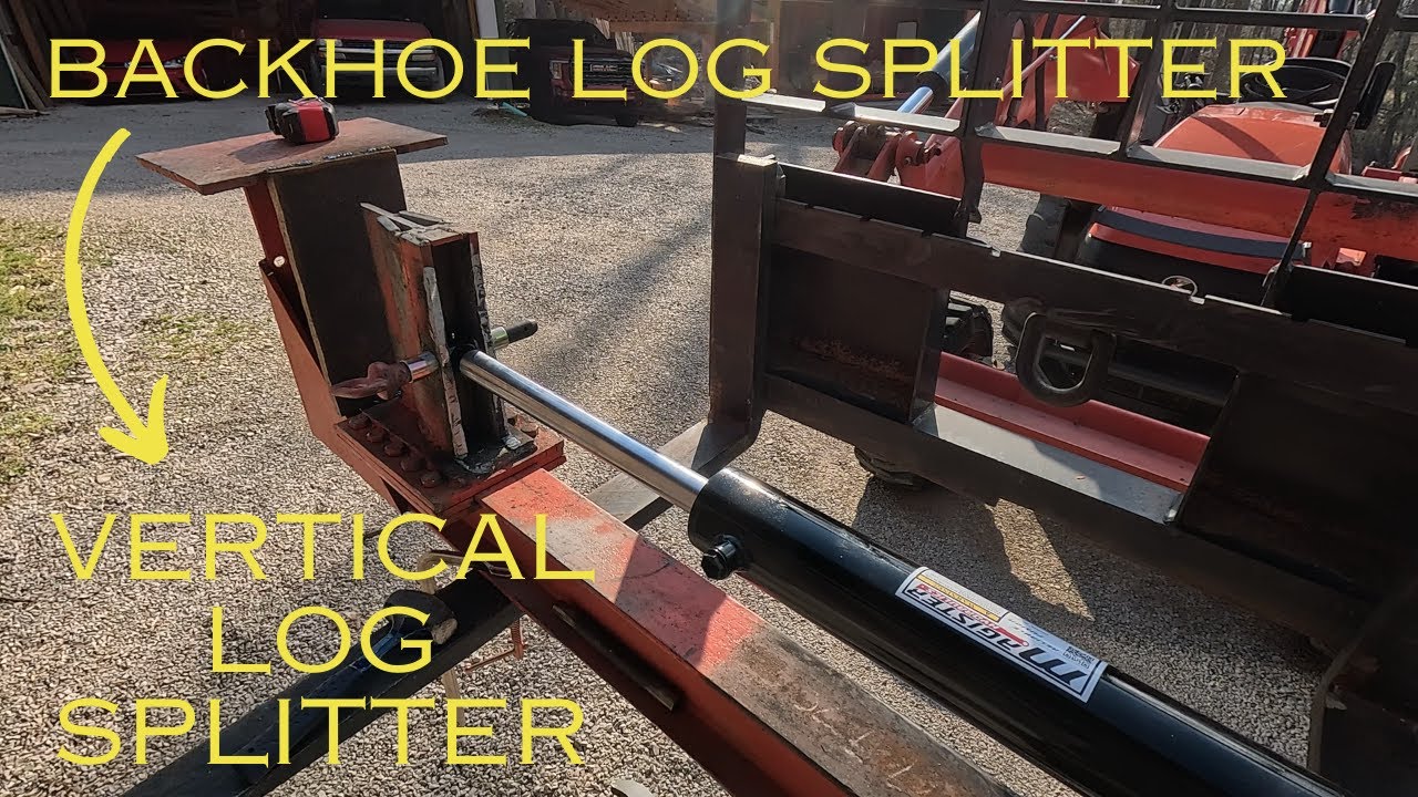 Making Vertical Log Splitter Part 1 - YouTube