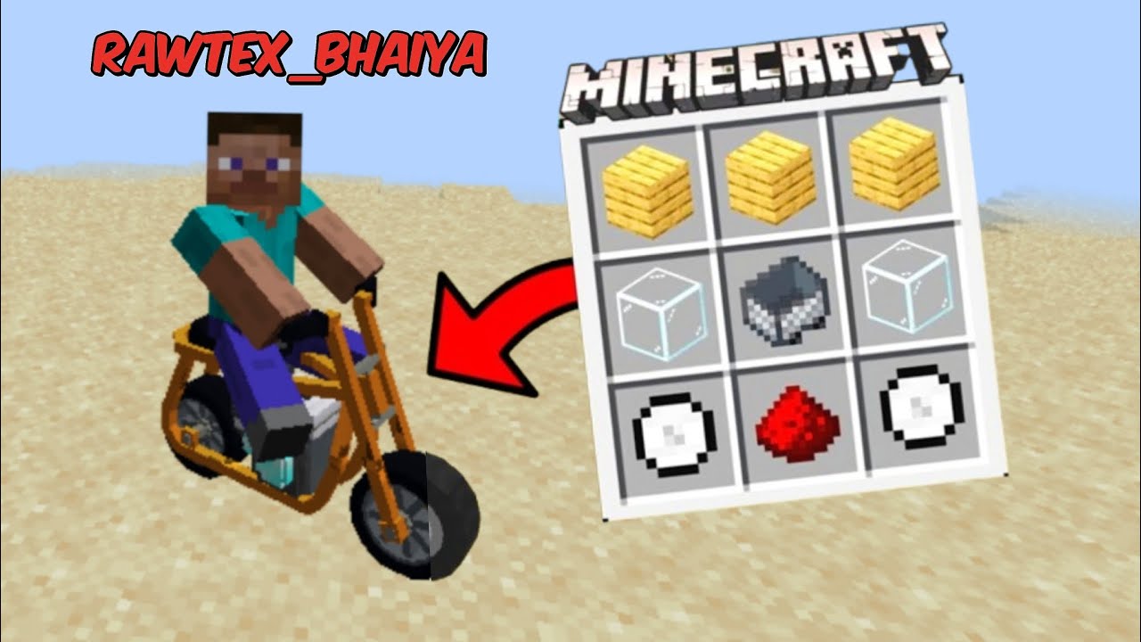 I Crafted An Epic Bike In Minecraft 🔥🔥🔥... | Minecraft || Part 2 - YouTube