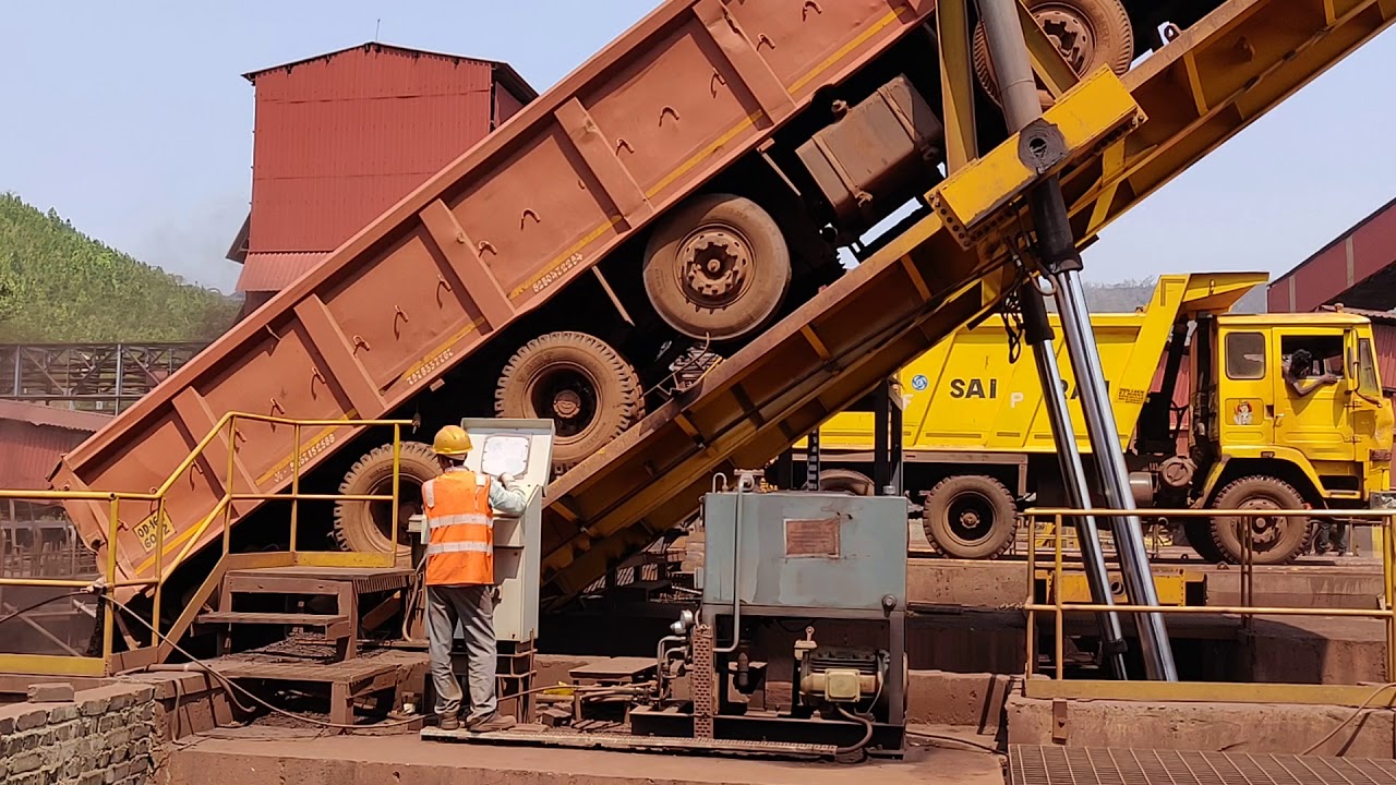 Truck Tippler Operation - YouTube