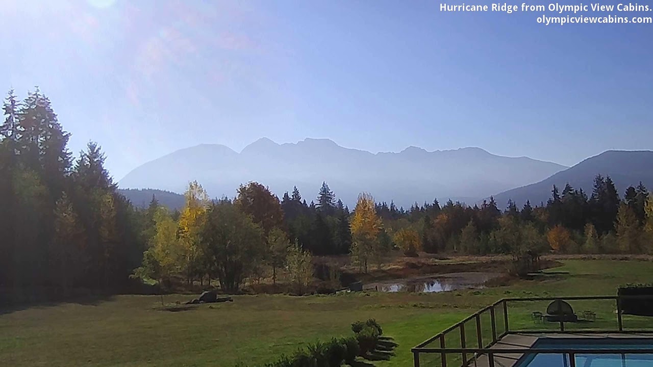 2018-10-20 Olympic View Cabins Hurricane Ridge Cam - YouTube