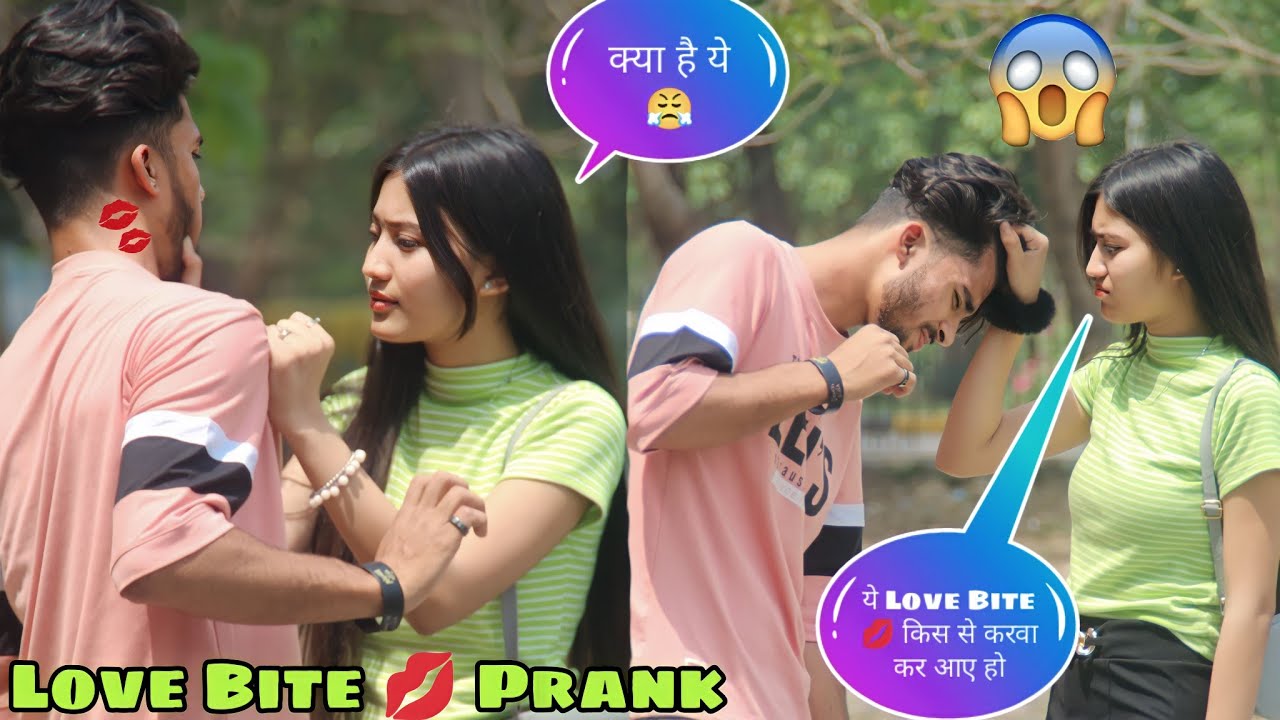 Love Bite 💋 Prank On Girlfriend | Gone Extremely Wrong 😤 | Zain Khan ...