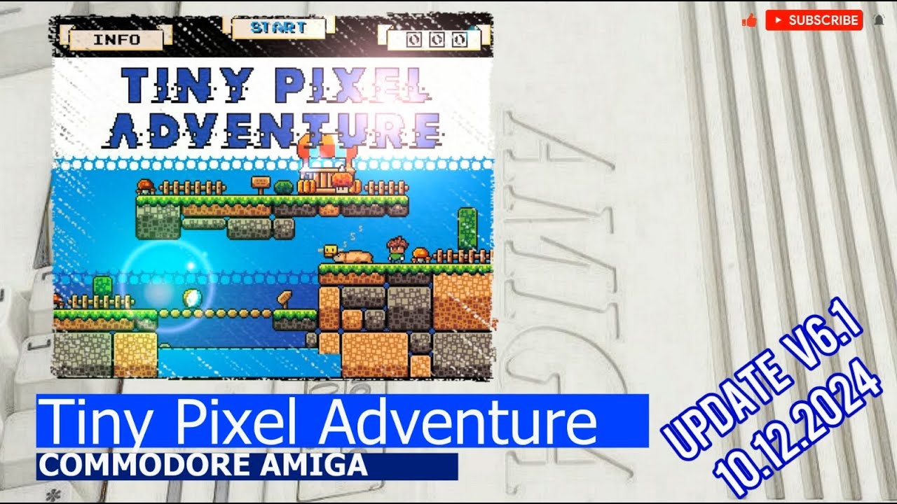 Commodore Amiga -=Tiny Pixel Adventure=- update v6.1 10.12.2024 - YouTube