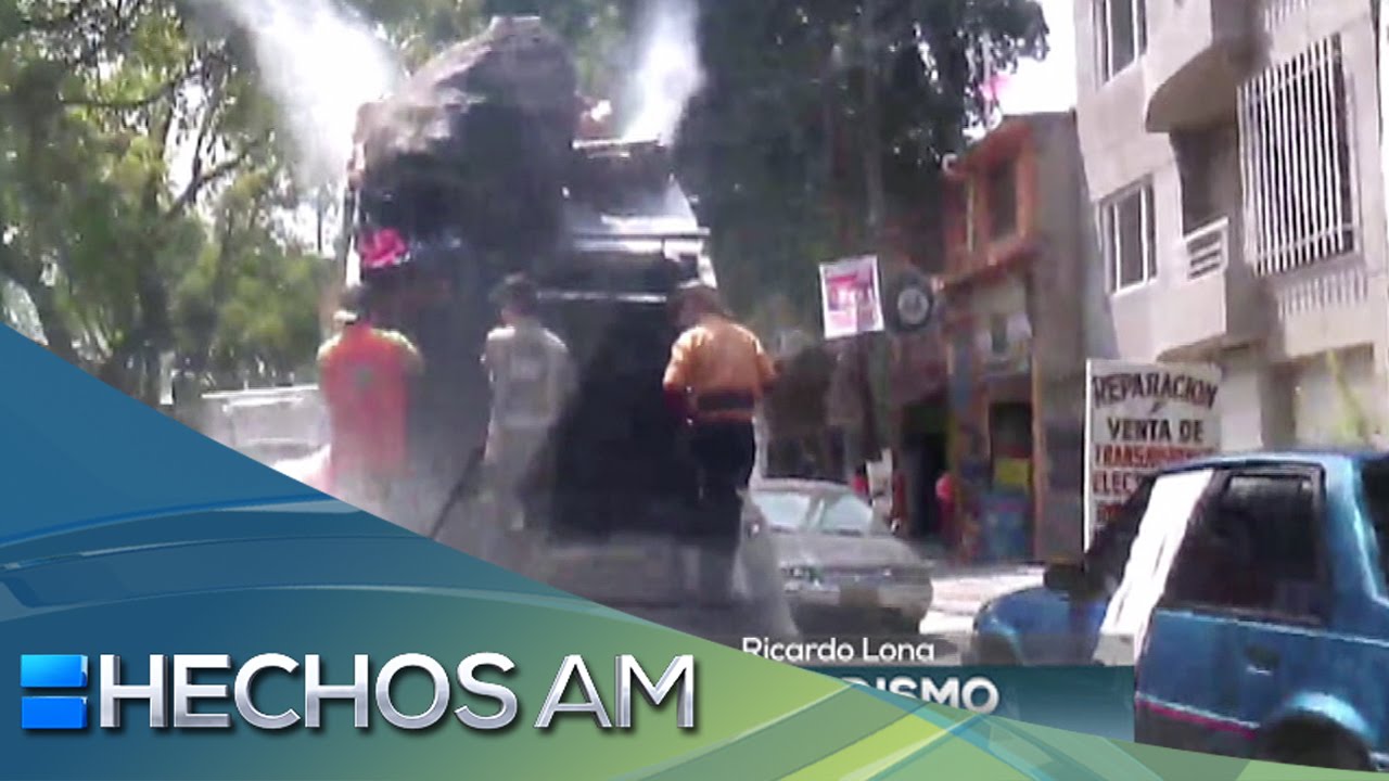 Reporte ciudadano - Camión de la basura contaminando en el DF - YouTube