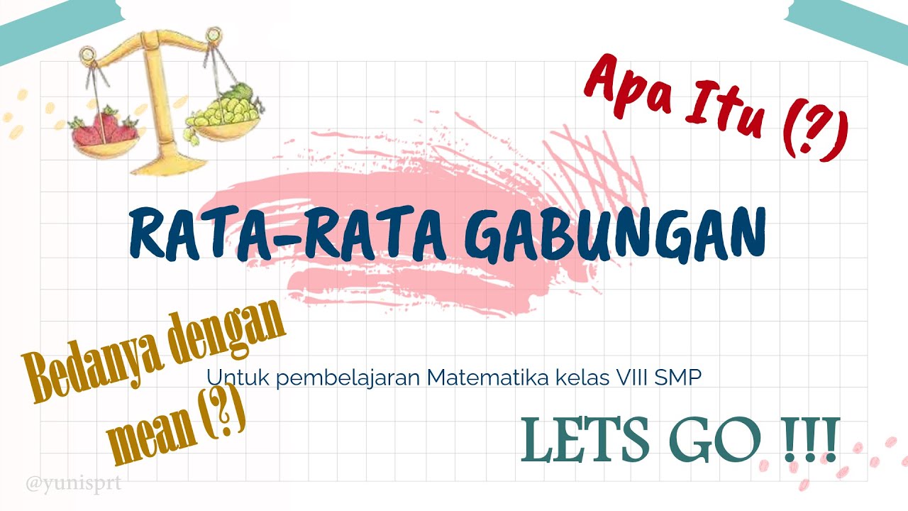 Rata-rata Gabungan, Statistika Kelas 8 - YouTube