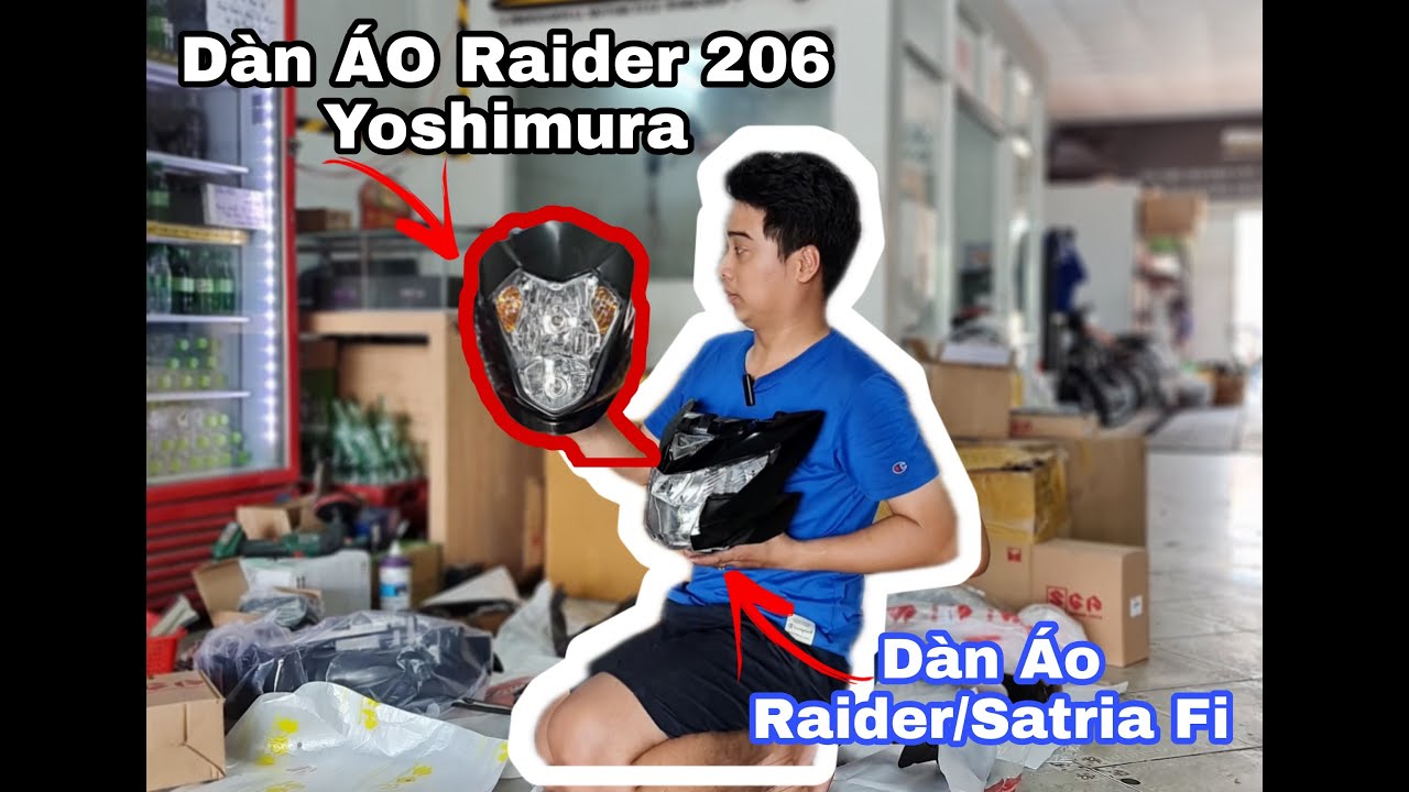 [Hiếm] Dàn Áo Suzuki Raider 2006 Yoshimura & Raider/Satria Fi - Phụ ...