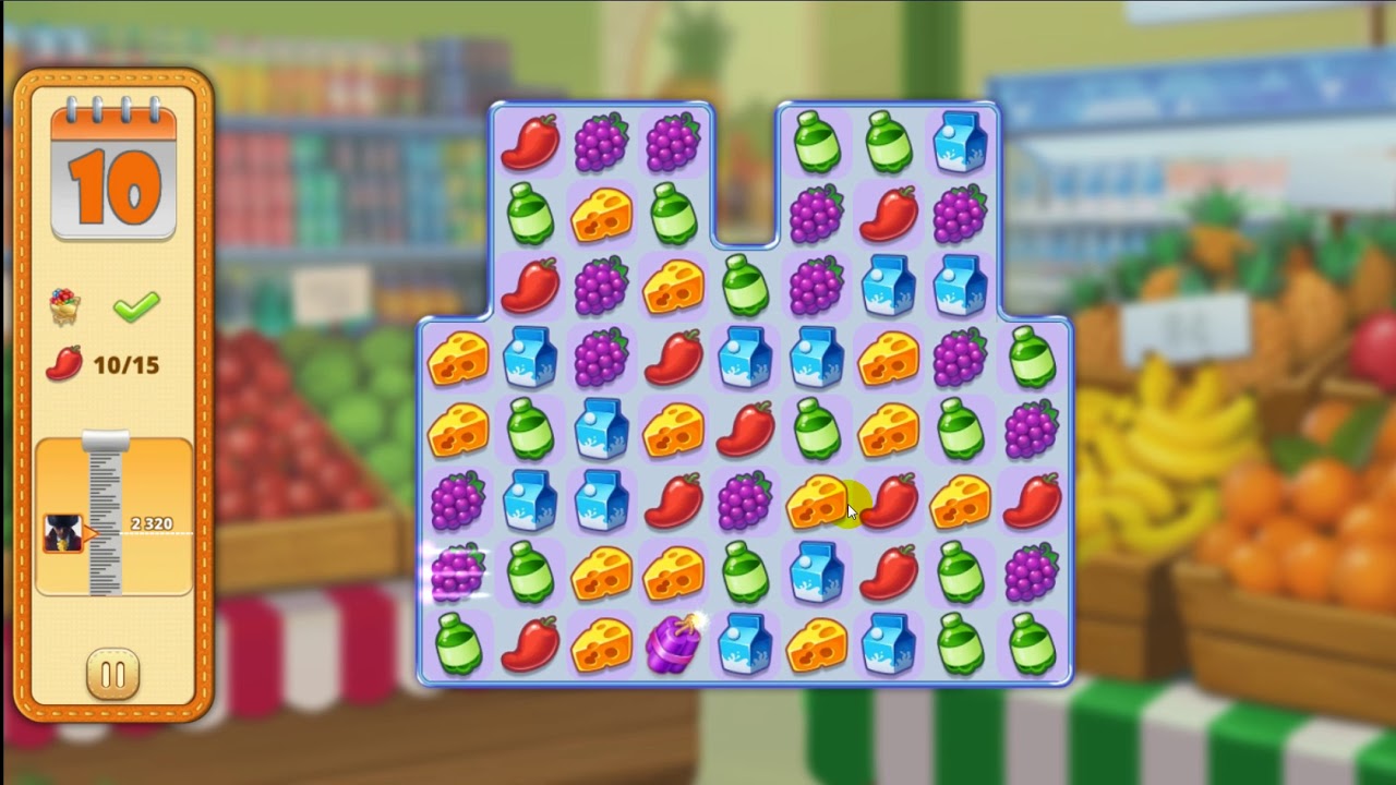 Supermarket Mania - Match 3 - Level 6 - Супермаркет Мания - Три в ряд ...