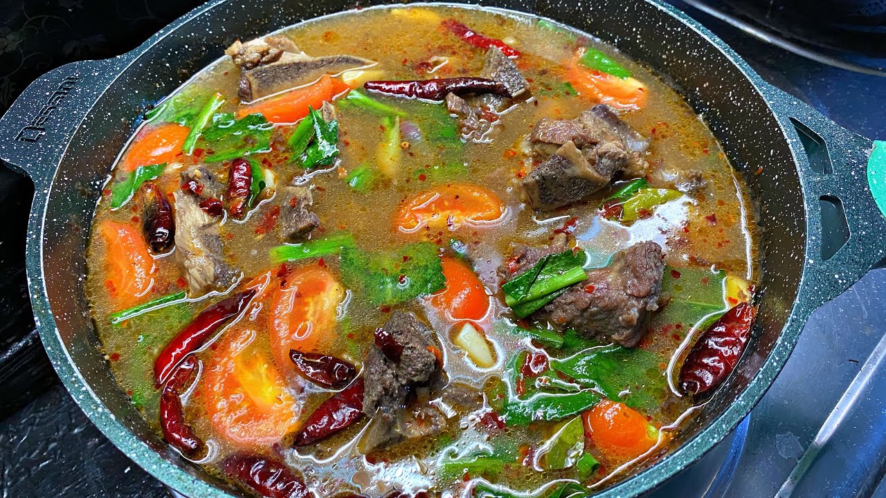 Tom Sab Tulang Lembu | Pedas Menyengat | Resepi Thai - YouTube